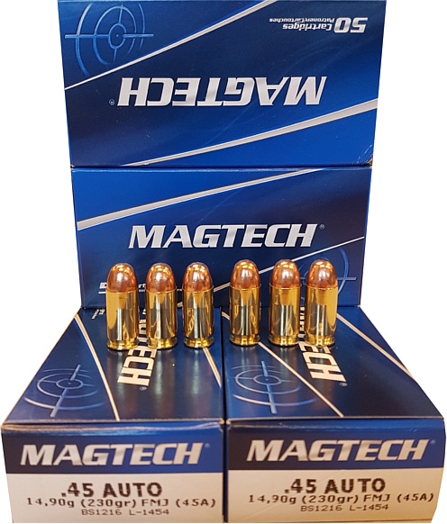 Magtech 45ACP 230gr FMJ RN | Jaktkroken.no