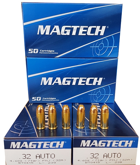 Magtech .32 ACP 71gr FMJ - 50pakk | Jaktkroken.no