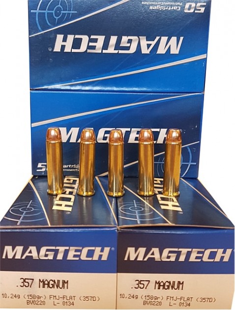 Magtech .357 Mag. 158g FMJ Flat - 50pakk | Jaktkroken.no